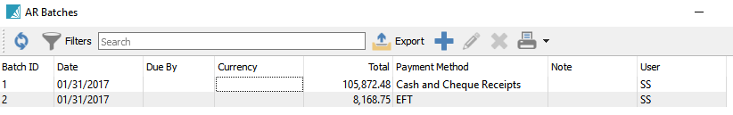 Batch Receivables – & EFT - Spire User Manual - 3.0