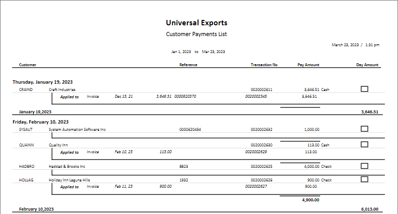 Reports - Spire User Manual - 3.11
