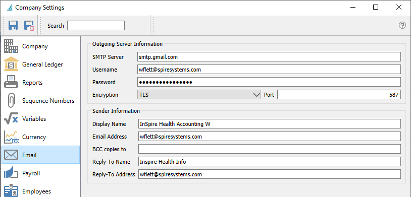 Email - Spire User Manual - 3.10