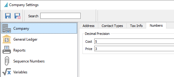 Company Settings - Spire User Manual - 3.10