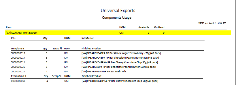 Inventory - Spire User Manual - 3.12