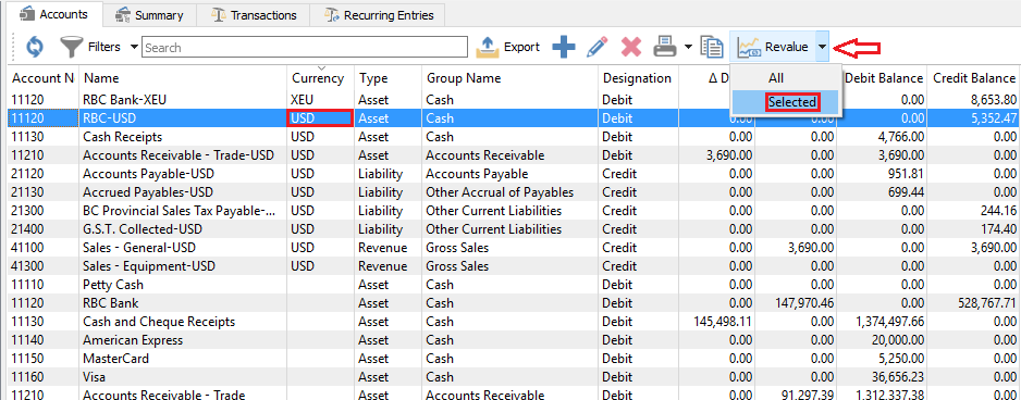 Currency Revaluation - Spire User Manual - 2.1