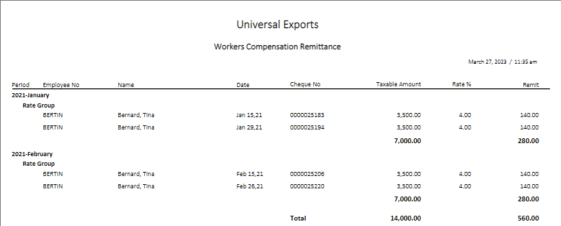 Timecards - Spire User Manual - 3.10