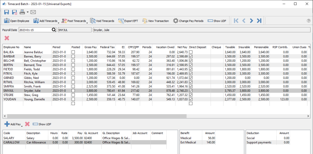 Timecards - Spire User Manual - 3.10