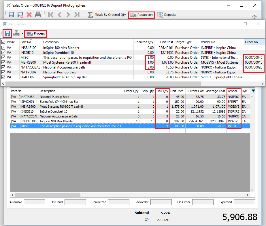 Processing Requisitions - Spire User Manual - 2.2