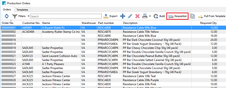 From Production List - Spire User Manual - 2.7