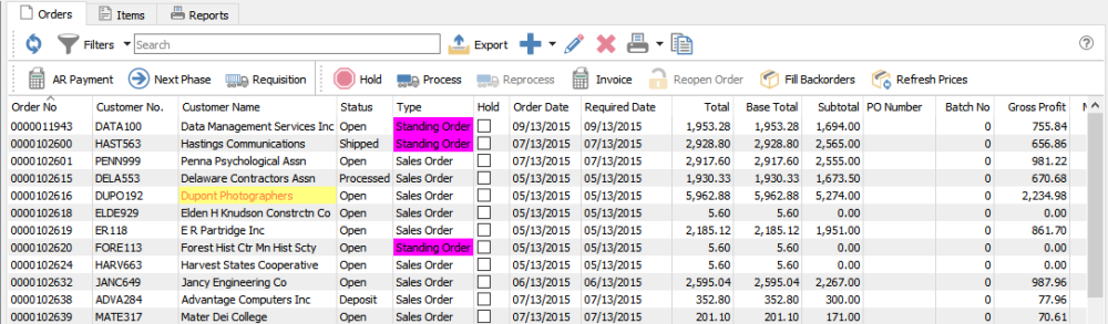 Sales Orders Spire User Manual 2 10