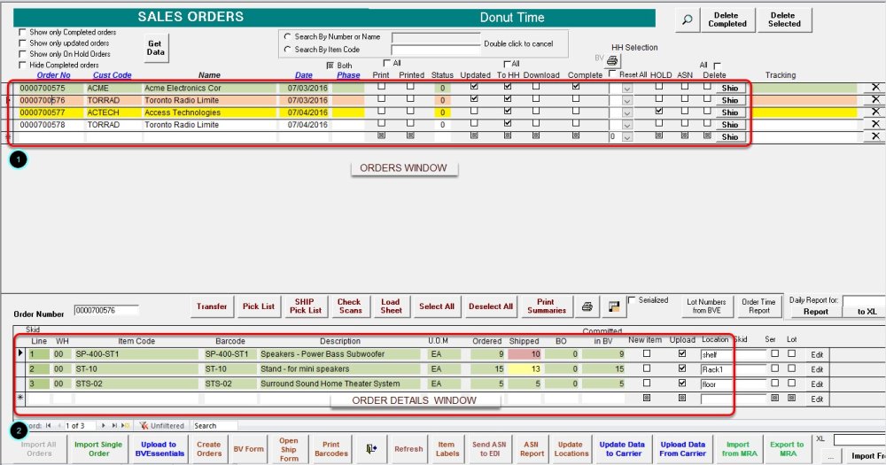 ii. Reviewing Scanned Orders - BarcodeApps Manual - 1