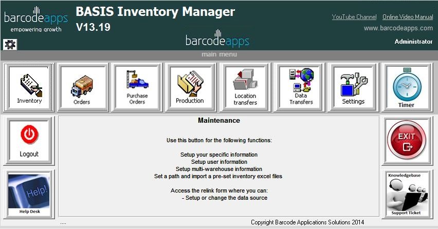 I. DESKTOP - BarcodeApps Manual - 1