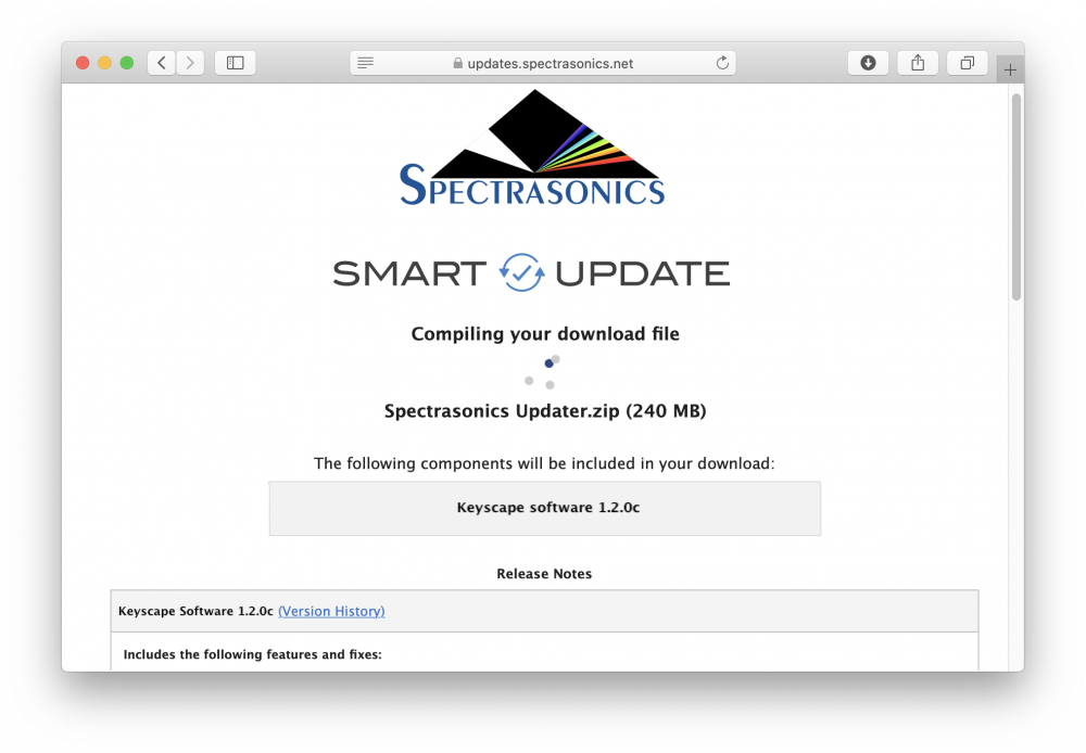 Smart Update - Keyscape - 1.3
