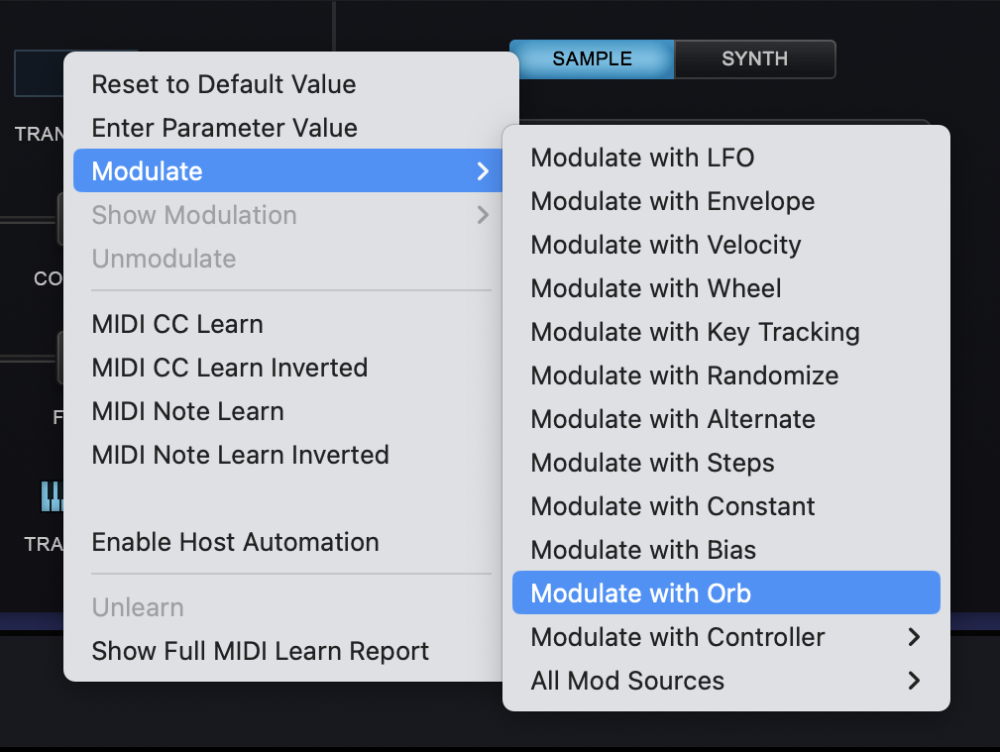 Orb as Mod Source - Omnisphere 2 - 2.8