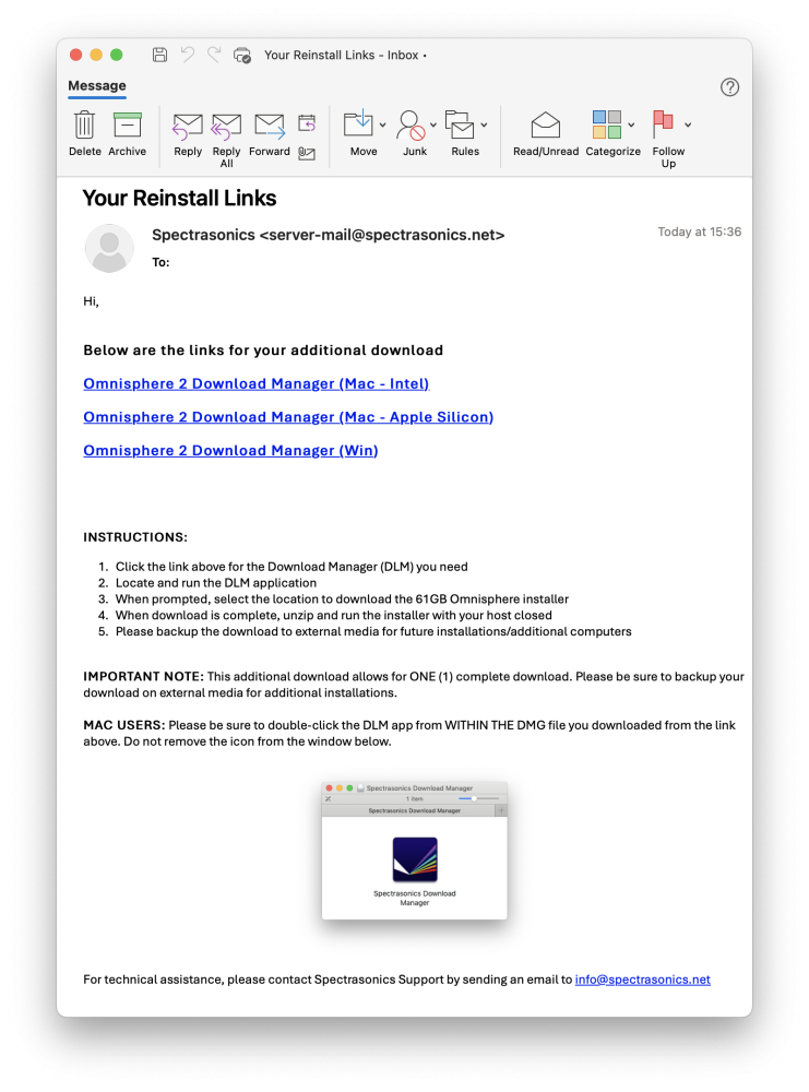 Re-installing Omnisphere - Omnisphere 2 - 2.8
