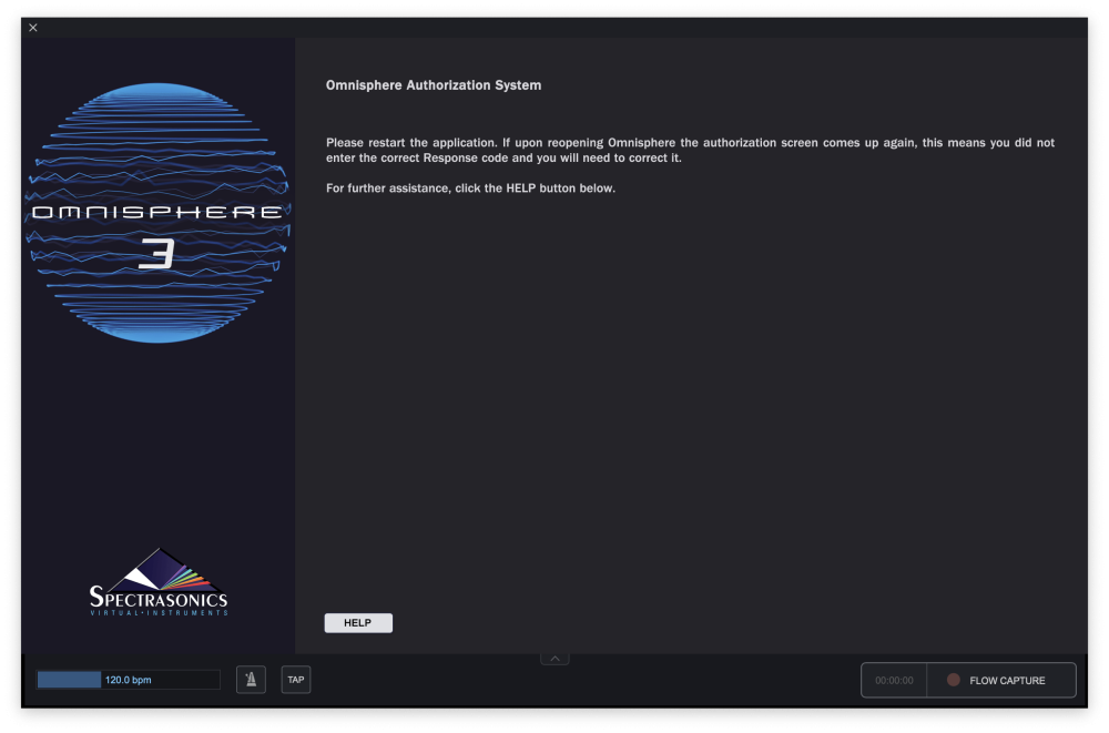 SE Authorization - Omnisphere 3 - 3.0