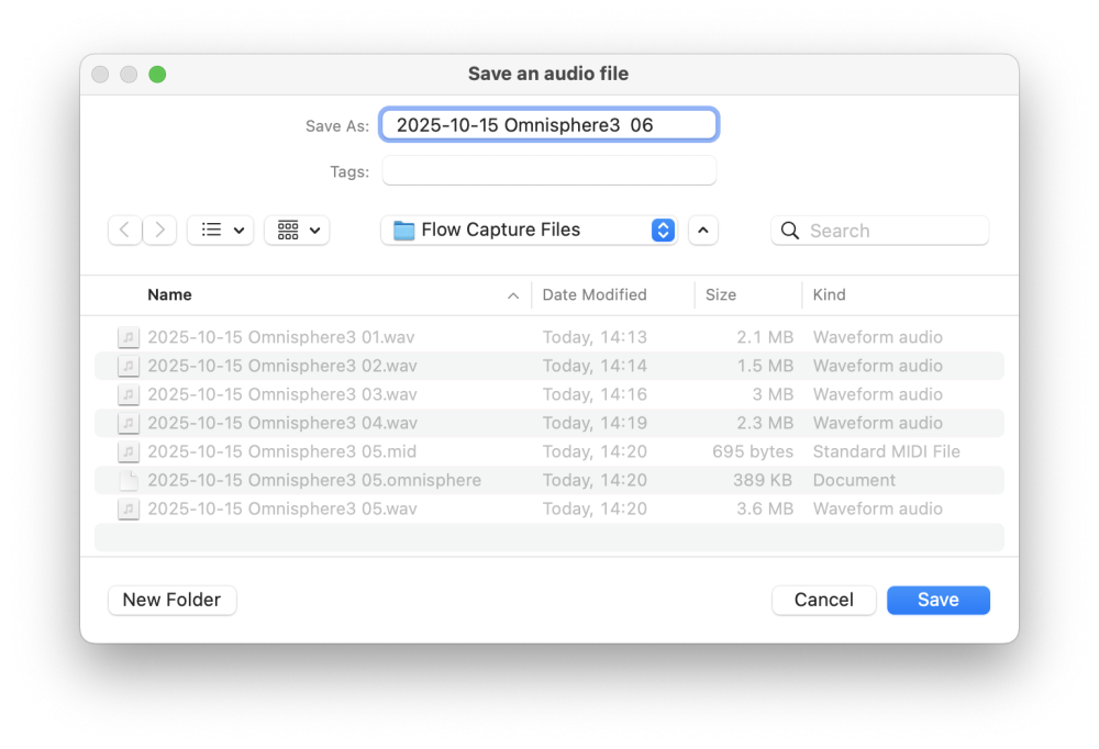 Flow Capture - Omnisphere 3 - 3.0