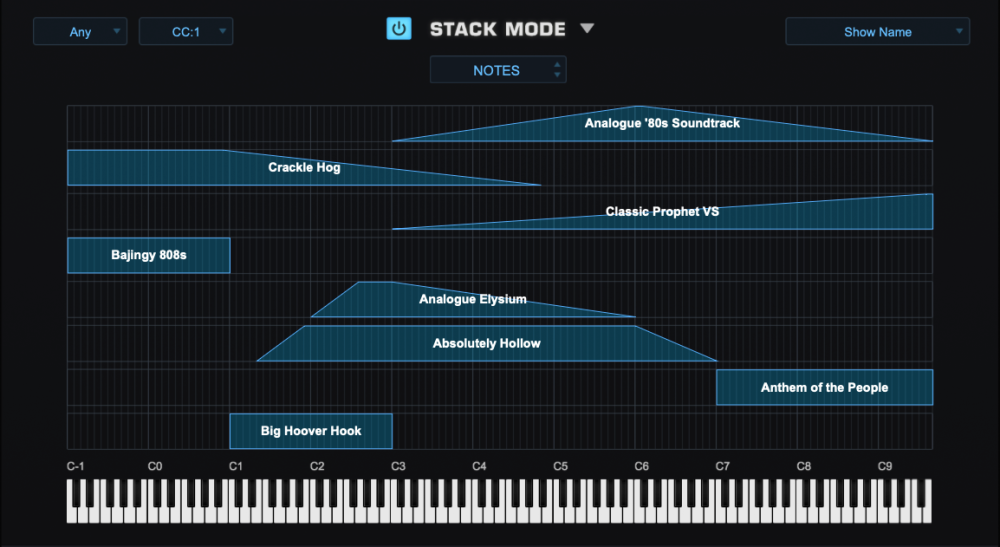 Using Live Mode and Stack Mode - Omnisphere 3 - 3.0