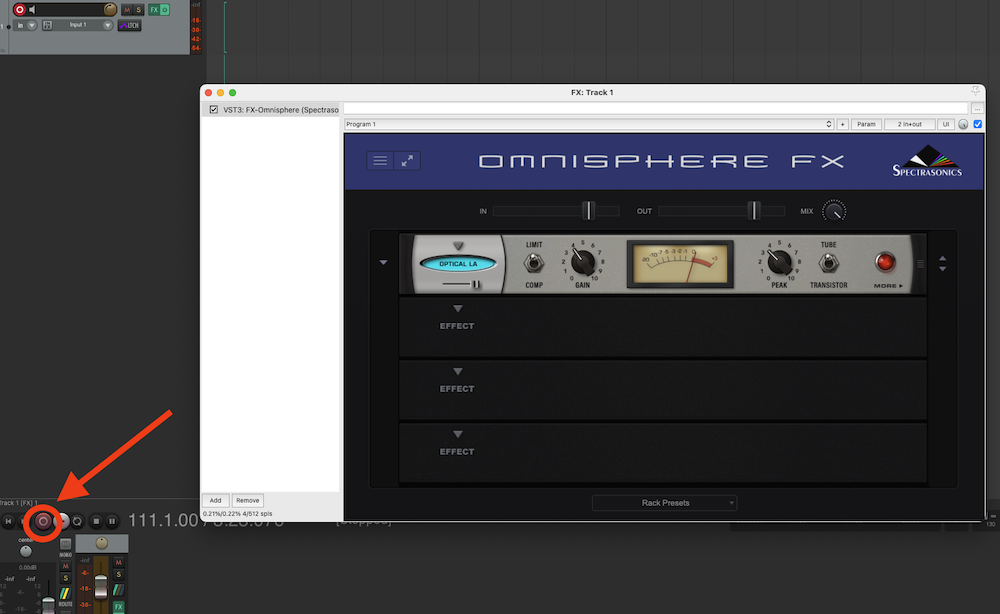 Reaper Host Automation - Omnisphere 3 - 3.0