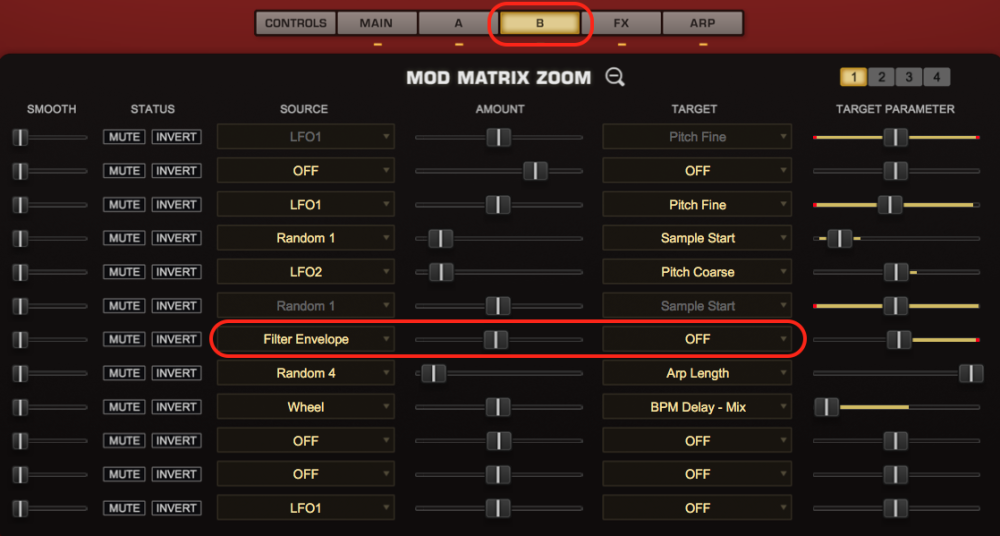 Mod Matrix Zoom - Trilian - 1.6