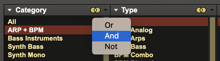 Boolean Filtering - Trilian - 1.6