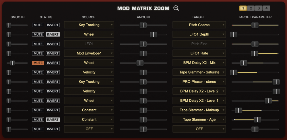 Mod Matrix Zoom - Trilian - 1.6