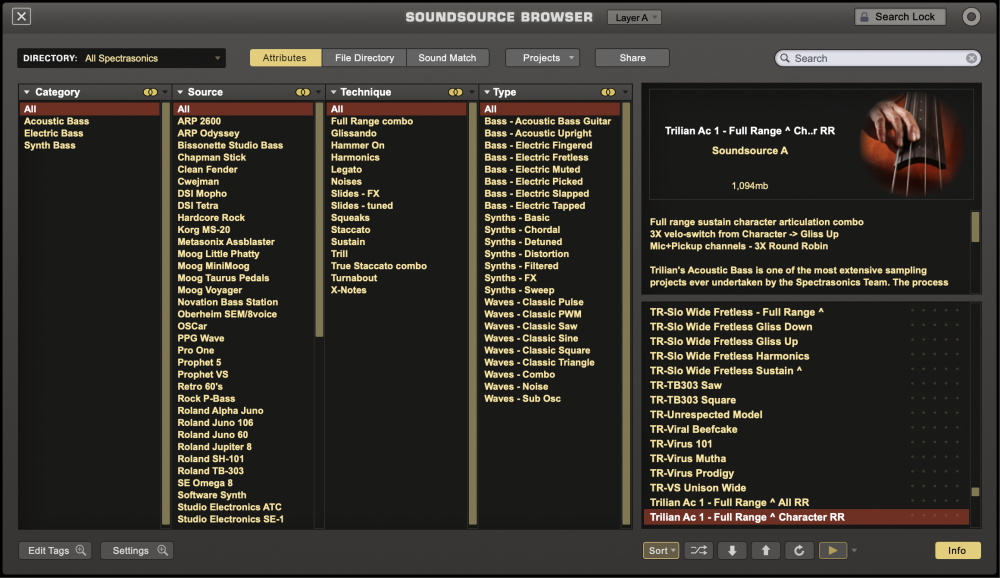 Soundsource Browser - Trilian - 1.6