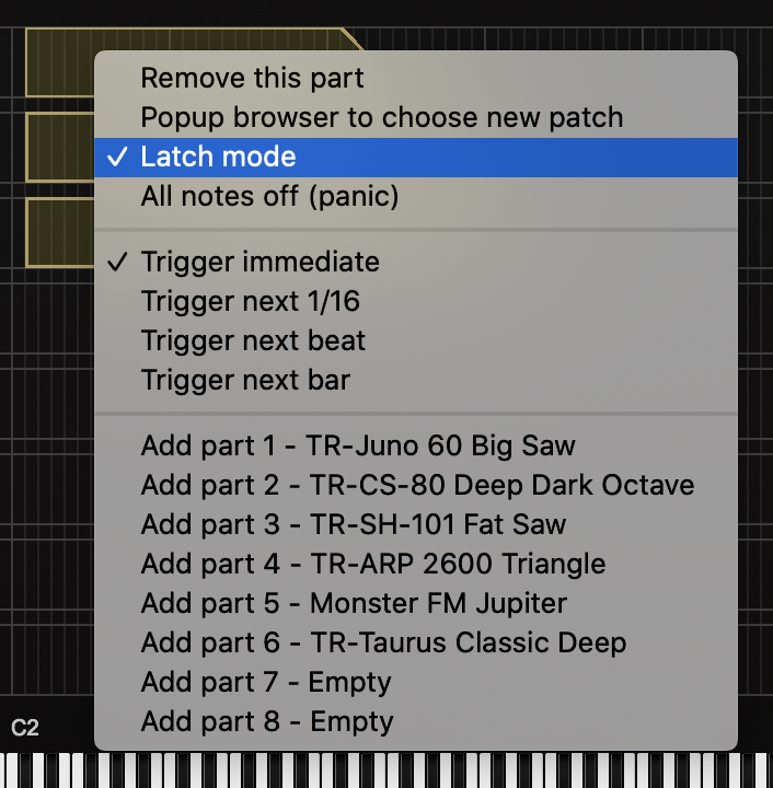Latch Mode - Trilian - 1.6