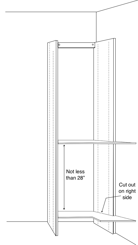 Corner Tower - Organizers Direct Industries Installation Manual - 1