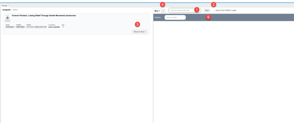 Box screen - ASellerTool Scoutly and TurboLister User Guide - 1