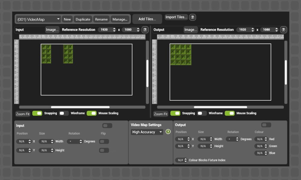 Video Map Configuration - Hippotizer V4 - 4.7.3