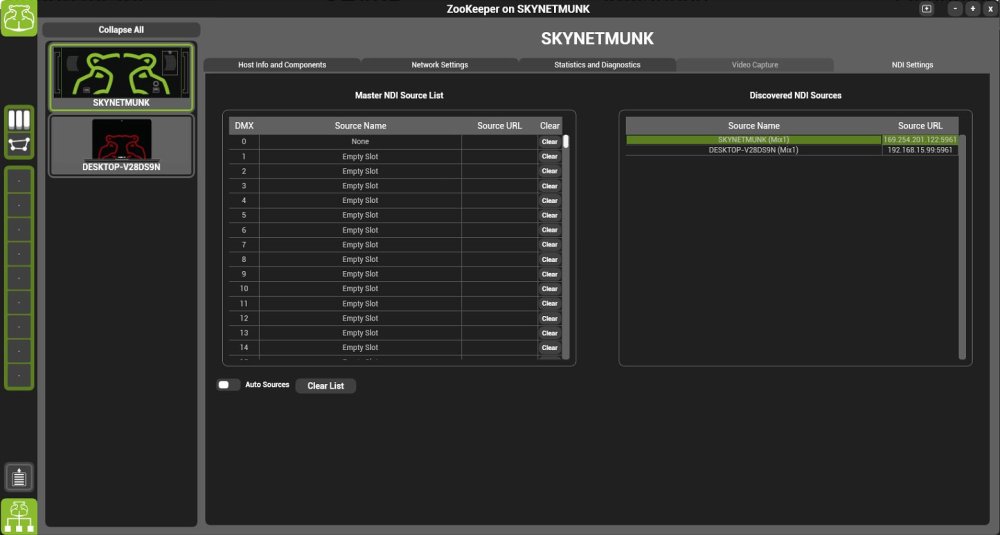 NDI Settings - Hippotizer V4 - 4.7.3