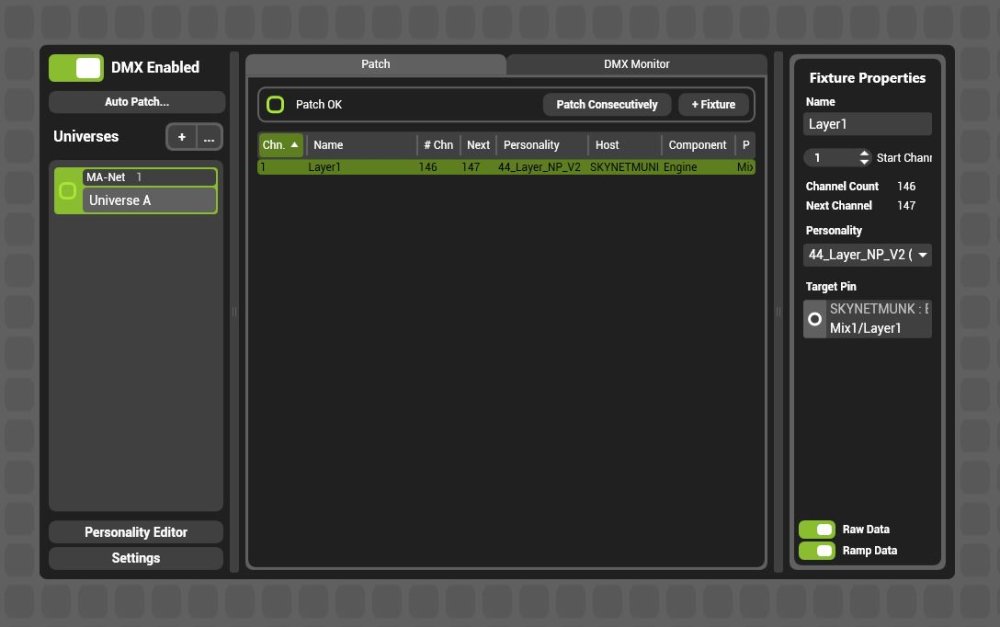 DMX - Hippotizer V4 - 4.3.3