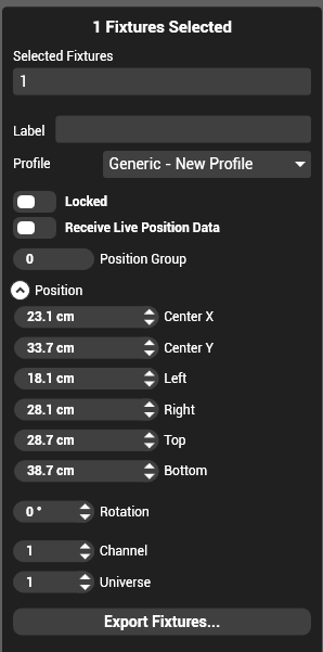 Fixture Properties - Hippotizer V4 - 4.8.0