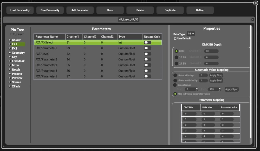 Integer Pins - Hippotizer V4 - 4.7.3