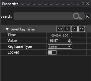 Keyframe Properties - Hippotizer V4 - 4.7.3