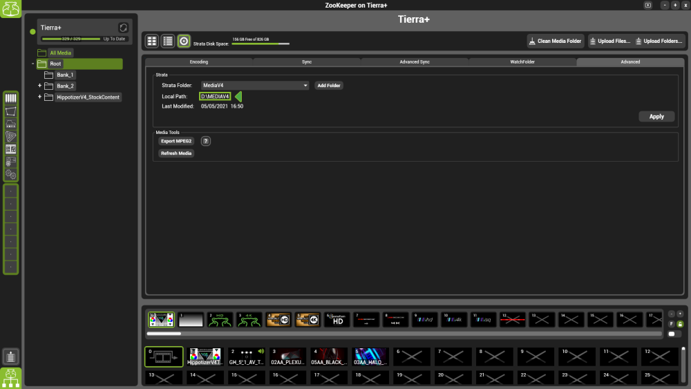 Back up the Media Library - Hippotizer V4 - 4.7.3