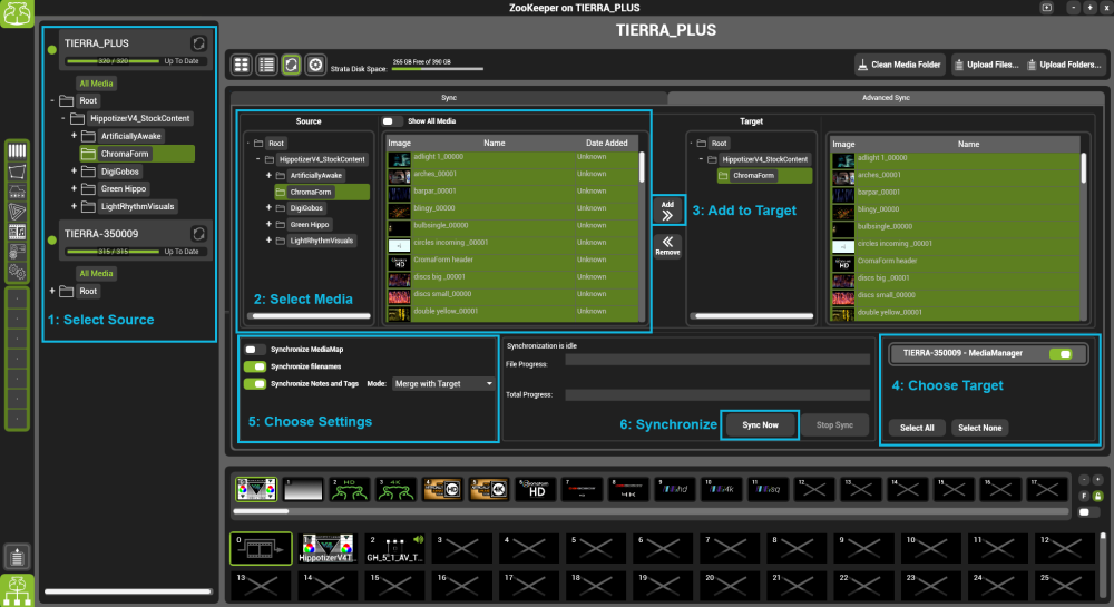 Advanced Sync - Hippotizer V4 - 4.8.4