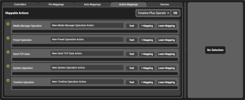 Action Mappings - Hippotizer V4 - 4.6.6