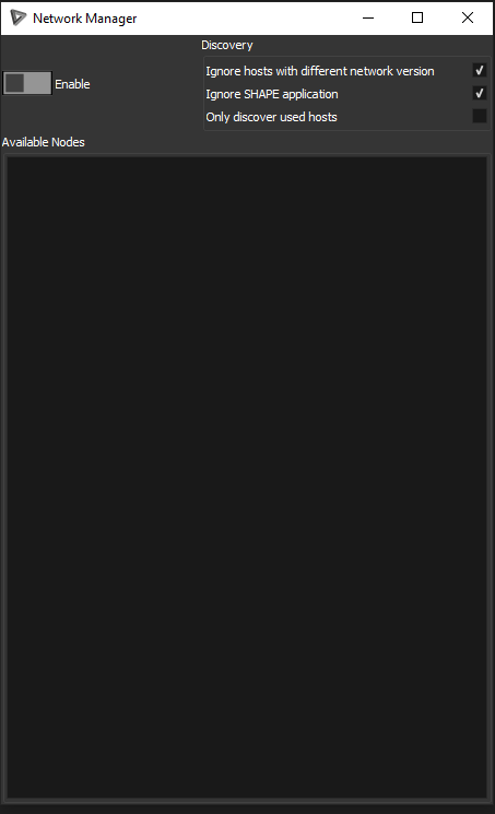 Network Manager - SHAPE - 4.8.0