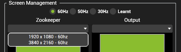 HippoLauncher Screen Management - Hippotizer V4 - 4.7.3