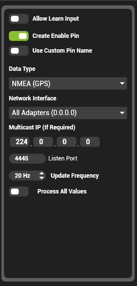 NMEA (GPS) - Hippotizer V4 - 4.7.1