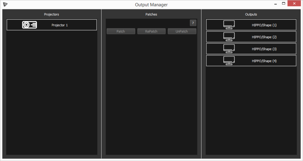 Output Manager - SHAPE - 4.2