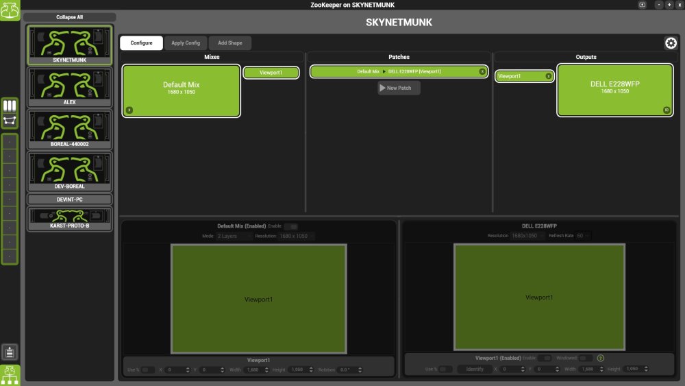 Outputs Page - Hippotizer V4 - 4.3.3