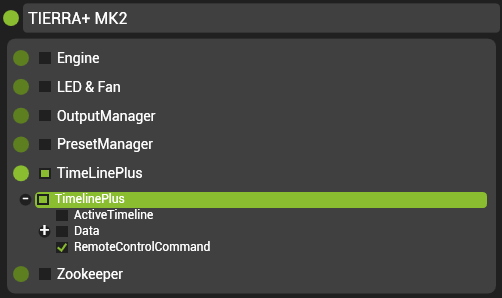 Timeline+ Syntax - Hippotizer V4 - 4.8.0
