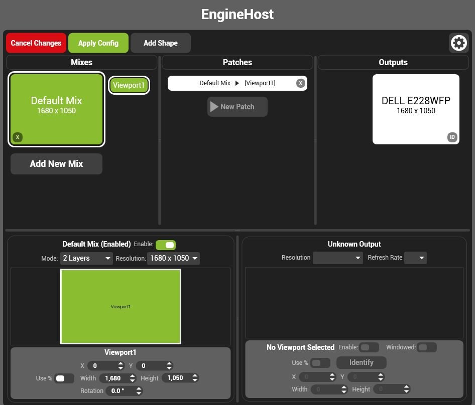Re-patching Outputs - Hippotizer V4 - 4.7.3