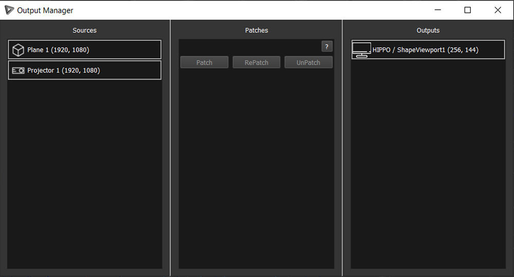 Output Manager - SHAPE - 4.8.0