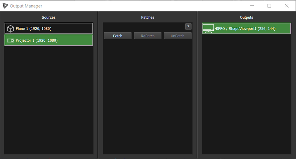 Output Manager - SHAPE - 4.8.2