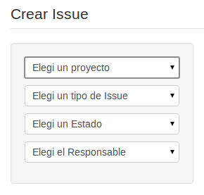 Crear Issues - OnTrack - 1