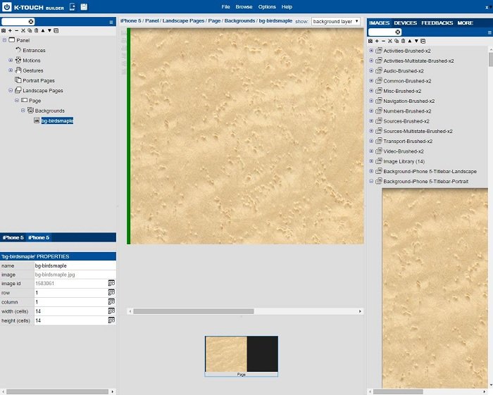 Adding a Background Image - K-Touch - 1