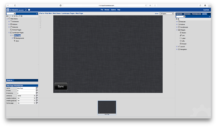 Adding a Web Page to Your GUI - K-Touch - 1