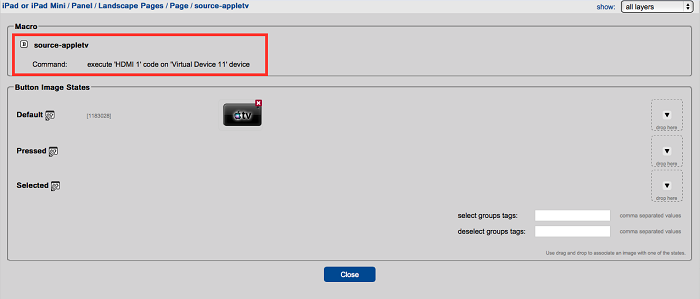 Assigning a Command to a Button - K-Touch - 1