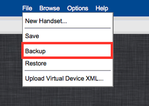 Backing Up a Project - K-Touch - 1